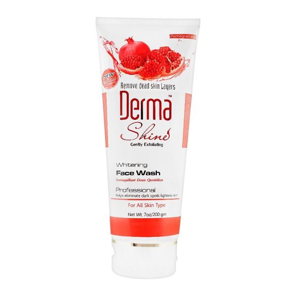 Derma Shine Gently Exfoliating Pomegranate Whitening Face Wash 200g ...